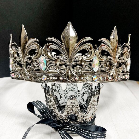 Handmade | Accessories | Royal Prince Crown Black Knight Crown ...